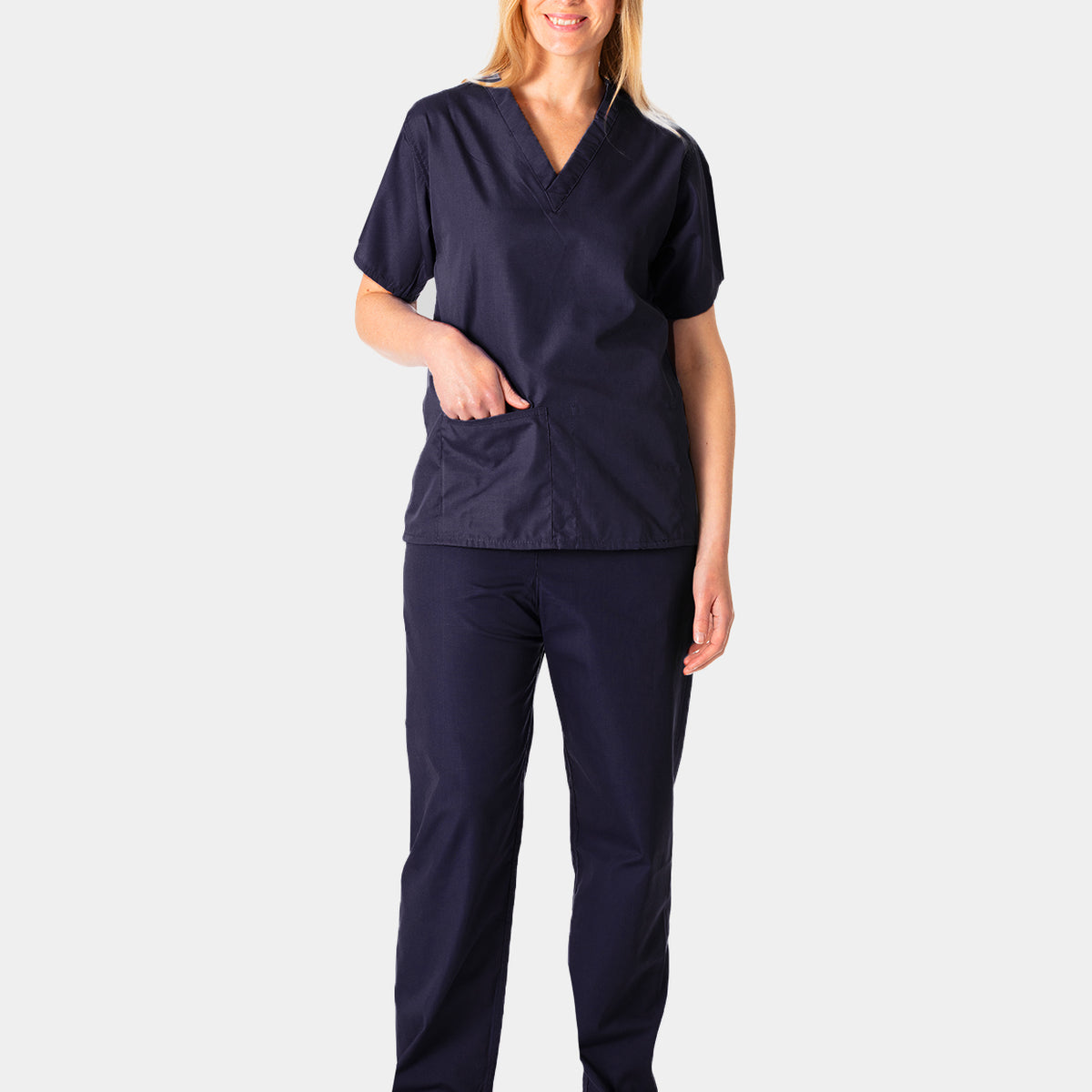 Unisex Budget Scrubs Set - Navy – Happythreads