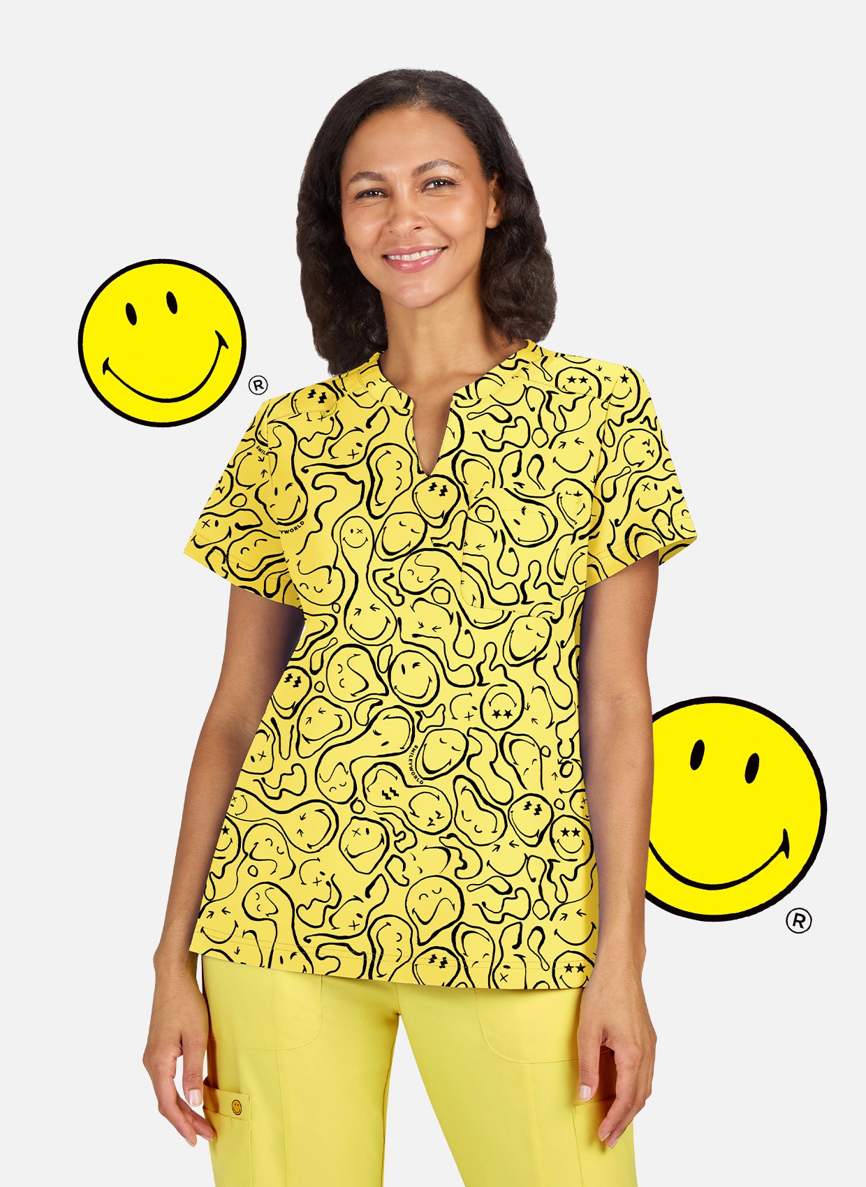 Koi Smiley Scrubs – Happythreads